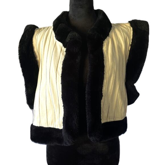Jan Barboglio | Jackets & Coats | Vintage Jan Barboglio Crop Vest With ...